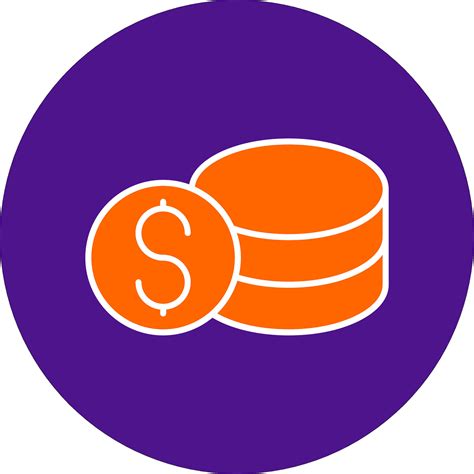 Savings Line Filled Circle Icon 37089345 Vector Art At Vecteezy