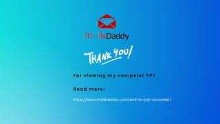 How To Export EML Files Into Outlook PST Formats PPT