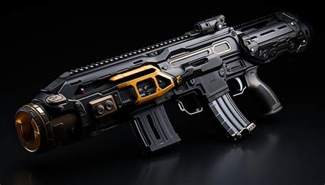 Premium Ai Image Battle Rifle Classified Assault Rifle