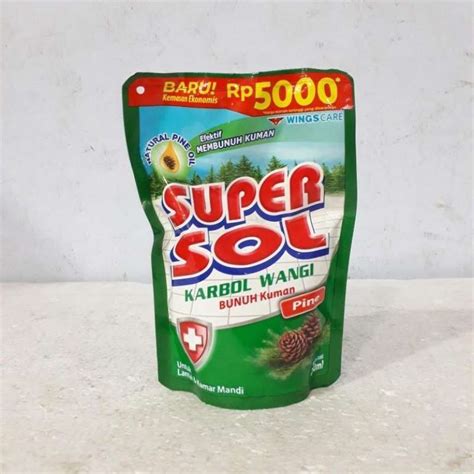 Jual Super Sol Karbol Wangi Pembersih Lantai Kamar Mandi 250 Ml Di