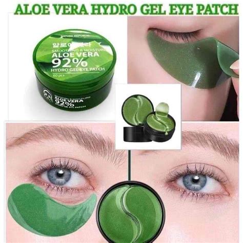 Aloe Vera Eye Patch Korean Original Hydro Gel Eye Patch 60 Sheets