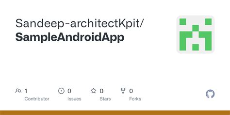 GitHub Sandeep ArchitectKpit SampleAndroidApp