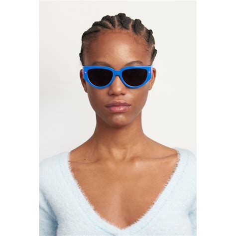 Chiara Ferragni Cf 7014 S Pjp Ir Blue Sunglasses Woman