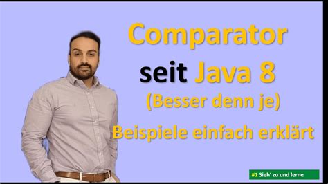 Java Comparator Interface Mit Java 8 Java Streams Funktionale