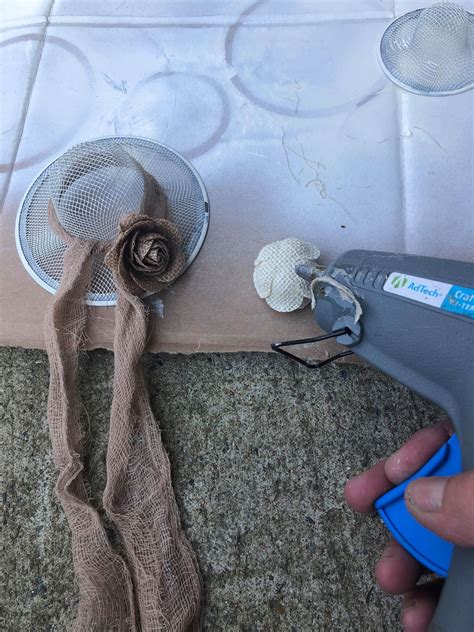 Diy Dollar Tree Mesh Strainer Sun Hats The Shabby Tree