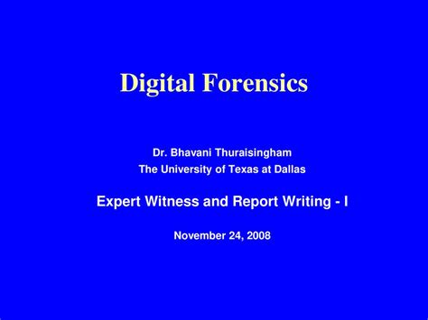 Example Of An Expert Witness Digital Forensics Report Gsmsabas