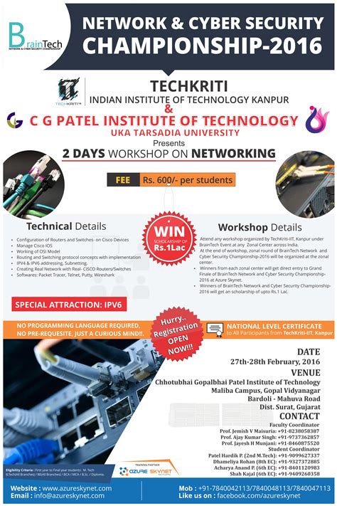 Workshop On CISCO Networking CGPIT