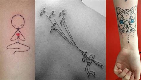 15 tatuajes de trazos finos para amantes de la discreción y la