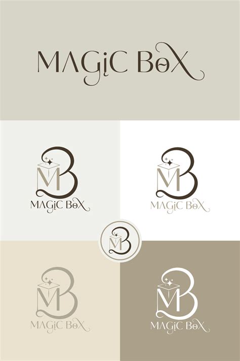 magic box customise font logo design on behance