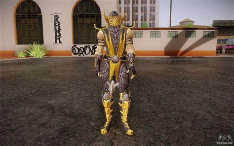 Scorpion из Mortal Kombat 9 For Gta San Andreas
