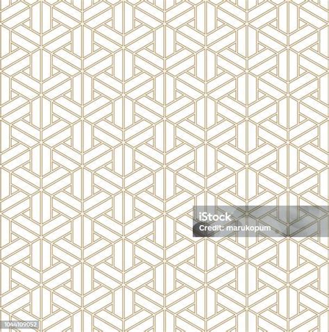 골드 일본 패턴 벡터입니다 기하학적 배경 템플릿입니다 0명에 대한 스톡 벡터 아트 및 기타 이미지 0명 Seigaiha 금 금속 Istock