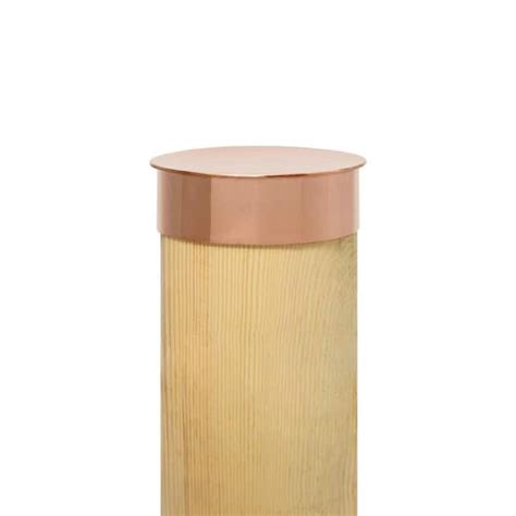 Protectyte 6 In Diameter Copper Piling Cap Nautical Style Hdcrn0600