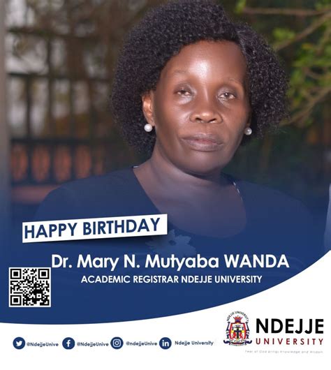 Ndejje University On Linkedin Happybirthday Academicexcellence Ndejjeuniversity