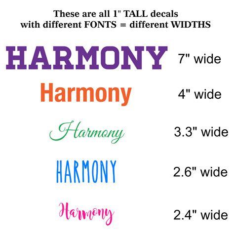 The Ultimate Guide To Decal Sizing Width Vs Height Font Choices An
