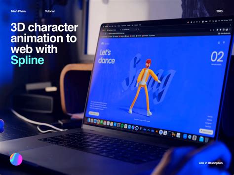 3d Landing Page With Animated Characters Spline Tutorial By Minh Pham