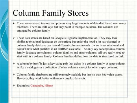 Nosql Databases Types And Uses Pptx Databases Computer Software And Applications