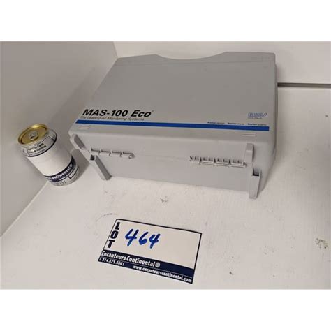 Microbial Air Sampler Millipore Mas 100 Eco Continental Auctioneers