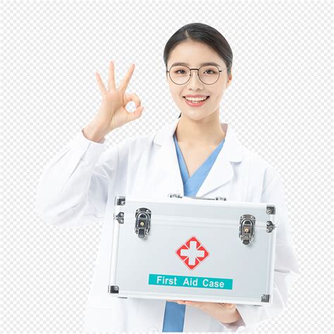 Gambar Dokter Wanita Memegang Kotak Rumah Sakit Oke PNG Unduh Gratis Lovepik