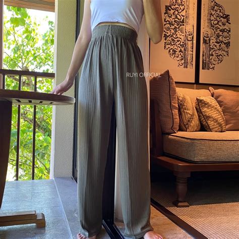 Jual Ruyi Jeni Knit Pants Kulot Knit Kulot Wanita Panjang