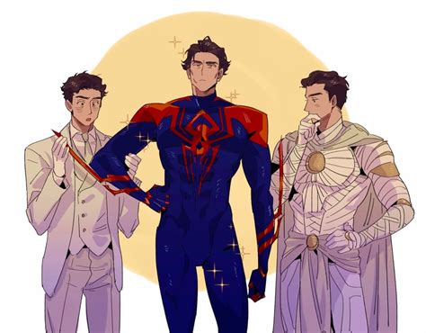 Spider Man Miguel Ohara Moon Knight Mr Knight Marc Spector And 2