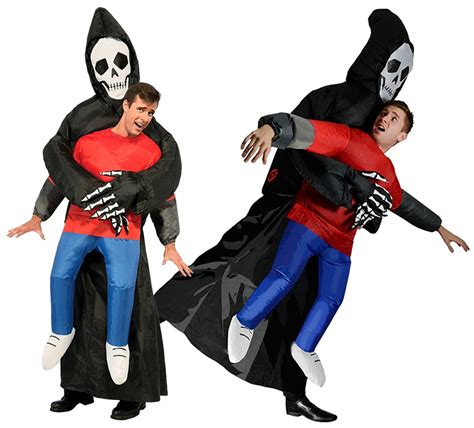 Inflatable Grim Reaper Illusion Costume The Green Head