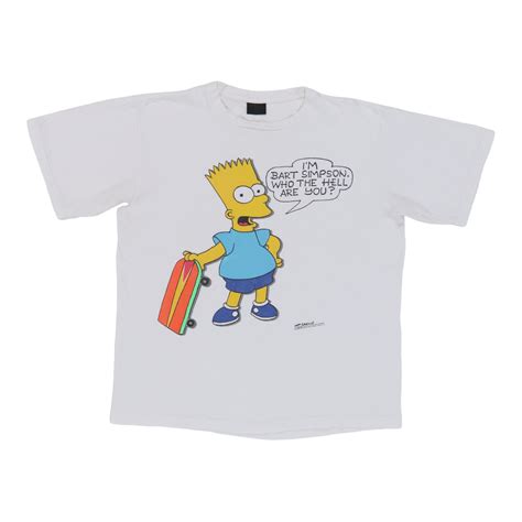 1989 The Simpsons Bart Simpson Shirt Wyco Vintage