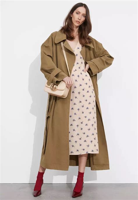 Buy And Other Stories Flutter Sleeve Midi Dress 2025 Online Zalora