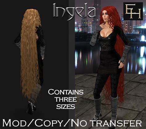 Second Life Marketplace Enigma Hair Ingela Demo