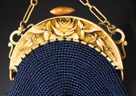 Floral Antique Celluloid Purses