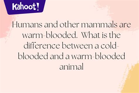 Life Science 1 Kahoot Quiz