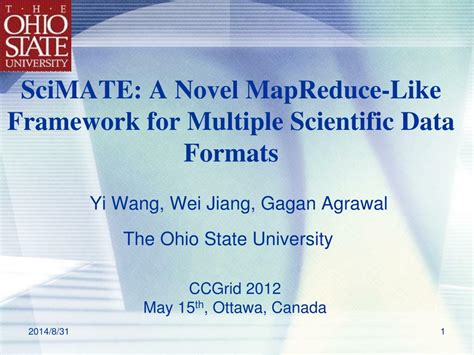 Ppt Scimate A Novel Mapreduce Like Framework For Multiple Scientific