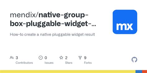 Native Group Box Pluggable Widget Samplegroupboxtsx At Master