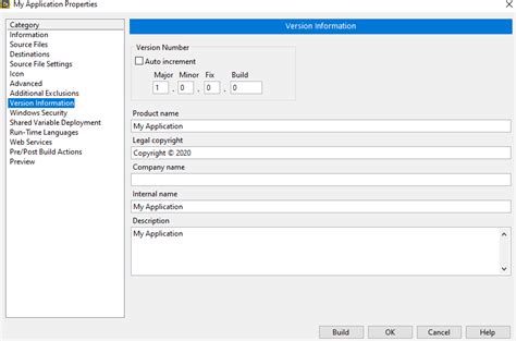 Solved Build Specification Description Ni Community