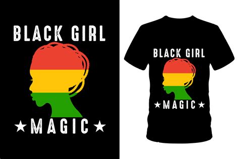 Black Girl Magic Illustration Tshirt Graphic By Sahirtshirt · Creative