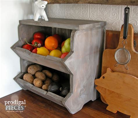 Wooden Storage Bin Building Plans Prodigal Pieces