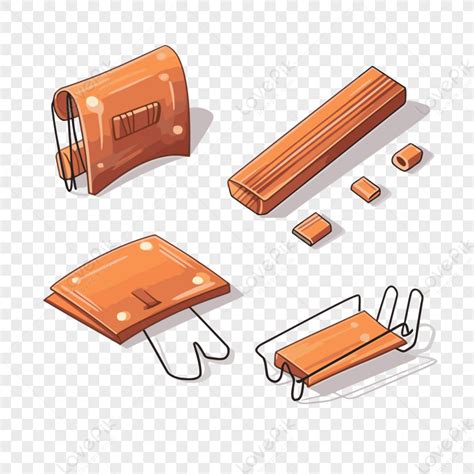 스테이플 클립 아트 흰색 배경 만화에 다양한 오렌지 나무 제품 벡터 Png 일러스트 무료 다운로드 Lovepik
