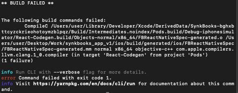 Fixed In 0716 0708 0699 Xcode 143 14e222b Build Failed