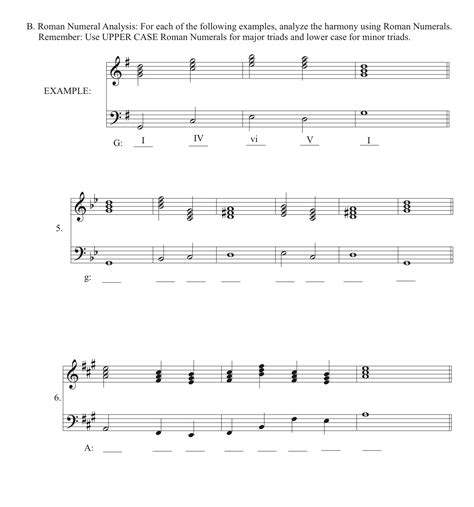 [solved] B Roman Numeral Analysis For Each Of The Following Examples Course Hero