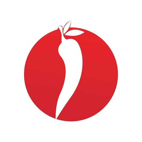Modèle De Conception De Piment Logo Icône Vector Illustration Vecteur