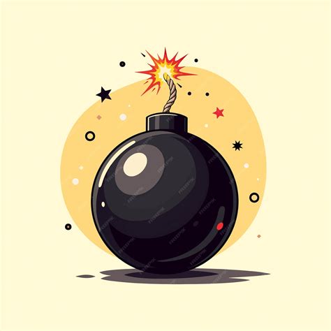 Bomb Illustration Vector Premium Ai Generated Vector