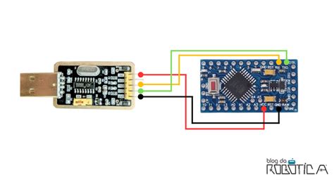 Como Programar O Arduino Pro Mini Com O Módulo Ch340 Blog Da Robótica