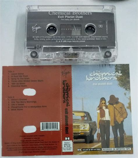 Chemical Brothers Exit Plannet Dust English Audio Cassette Audio