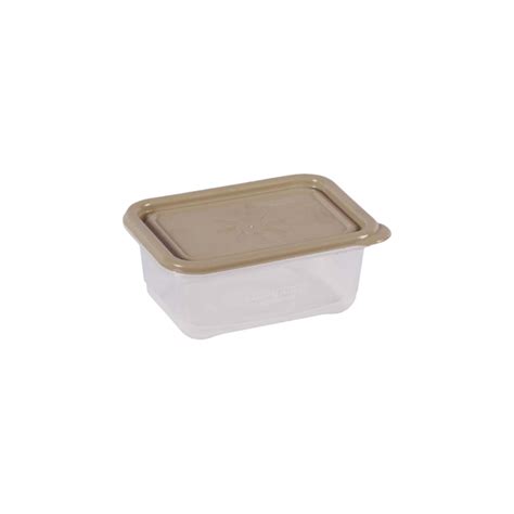 Contour Housewares 200ml Food Storage Rectangular Container Clear With