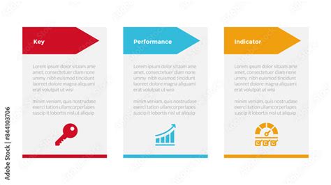 Kpi Key Performance Indicator Infographics Template Diagram With Table