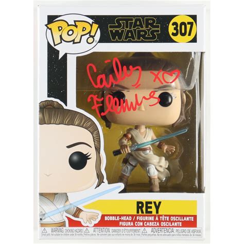 Cailey Fleming Signed Star Wars 307 Rey Funko Pop Vinyl Figure With