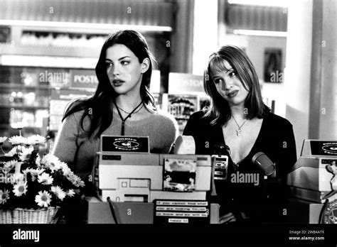 Liv Tyler Empire Records Black And White Stock Photos Images Alamy