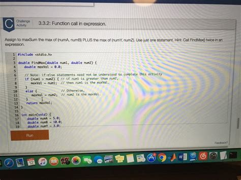 Solved Callenge Activity Function Call In Expression Chegg