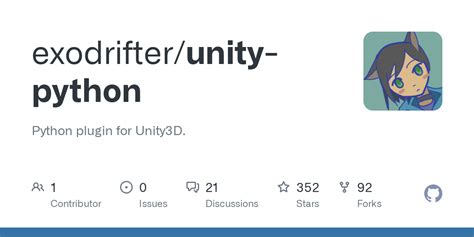 GitHub Exodrifter Unity Python Python Plugin For Unity3D