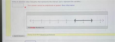 solved write an absolute value inequality that represents