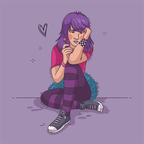 Anime Emo Girl Crying